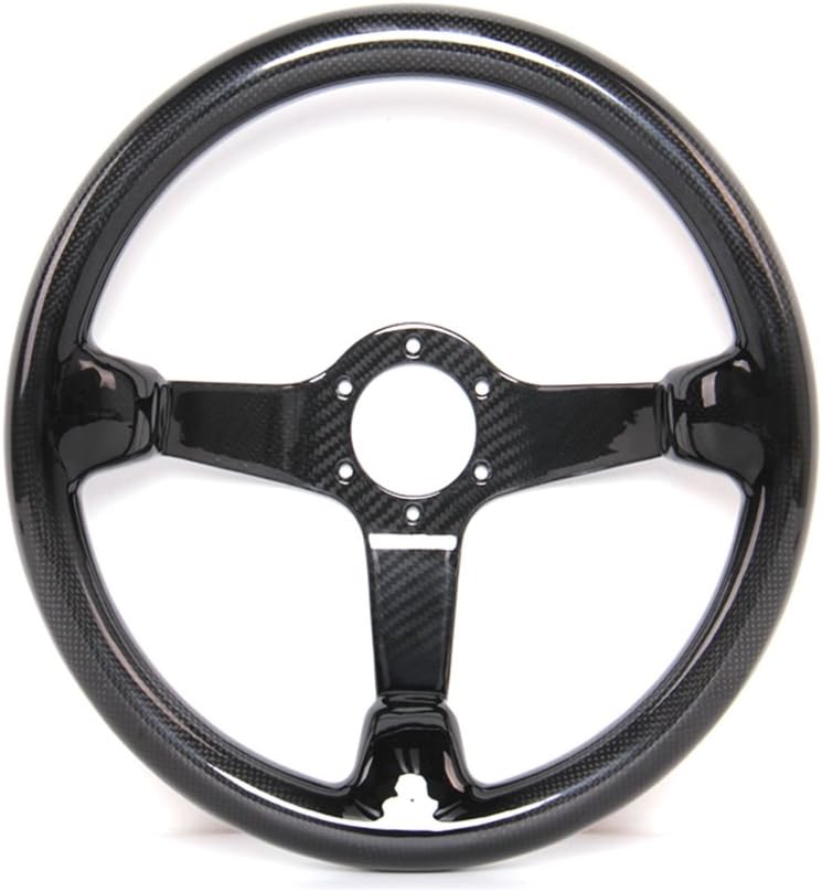 Carbon Fiber Racing Quick Release Steering Wheel 14'' inch 350mm Diame ...